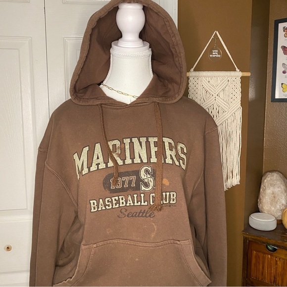 Gear For Sports | Shirts | Vintage Mariners Baseball Hoodie Mens M ...